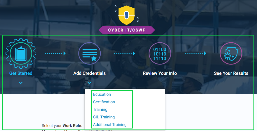 Cyber IT/CSWF Review Your Info - Can I change what I’ve entered ...